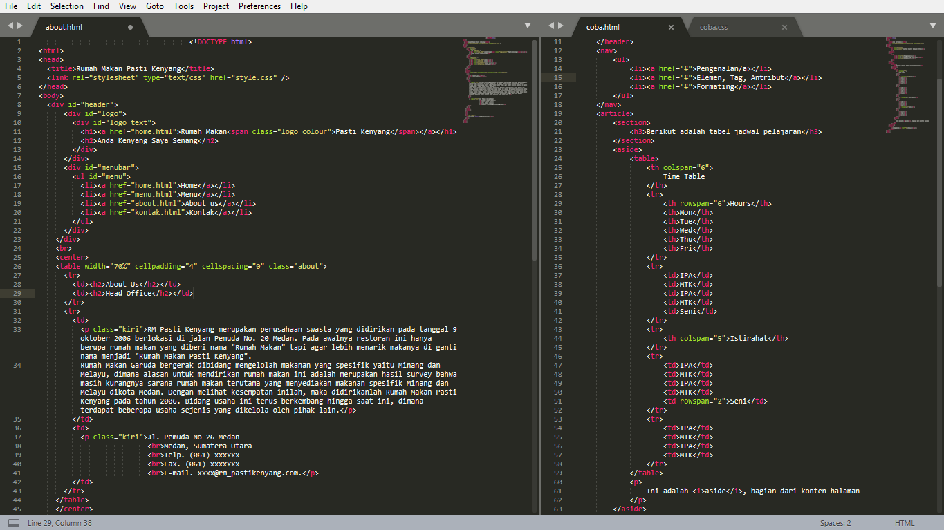 HTML & CSS - Anak Multimedia